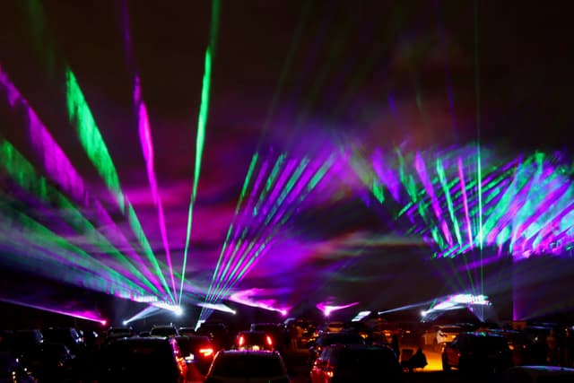 Laser Light Show | Emerald Owl Productions